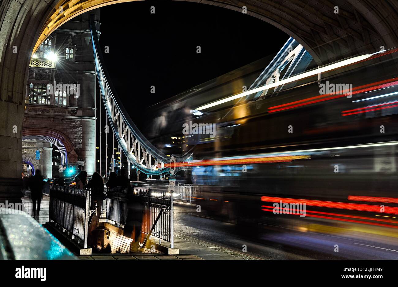 Traffic in the London bridge, London, UK Stock Photo - Alamy