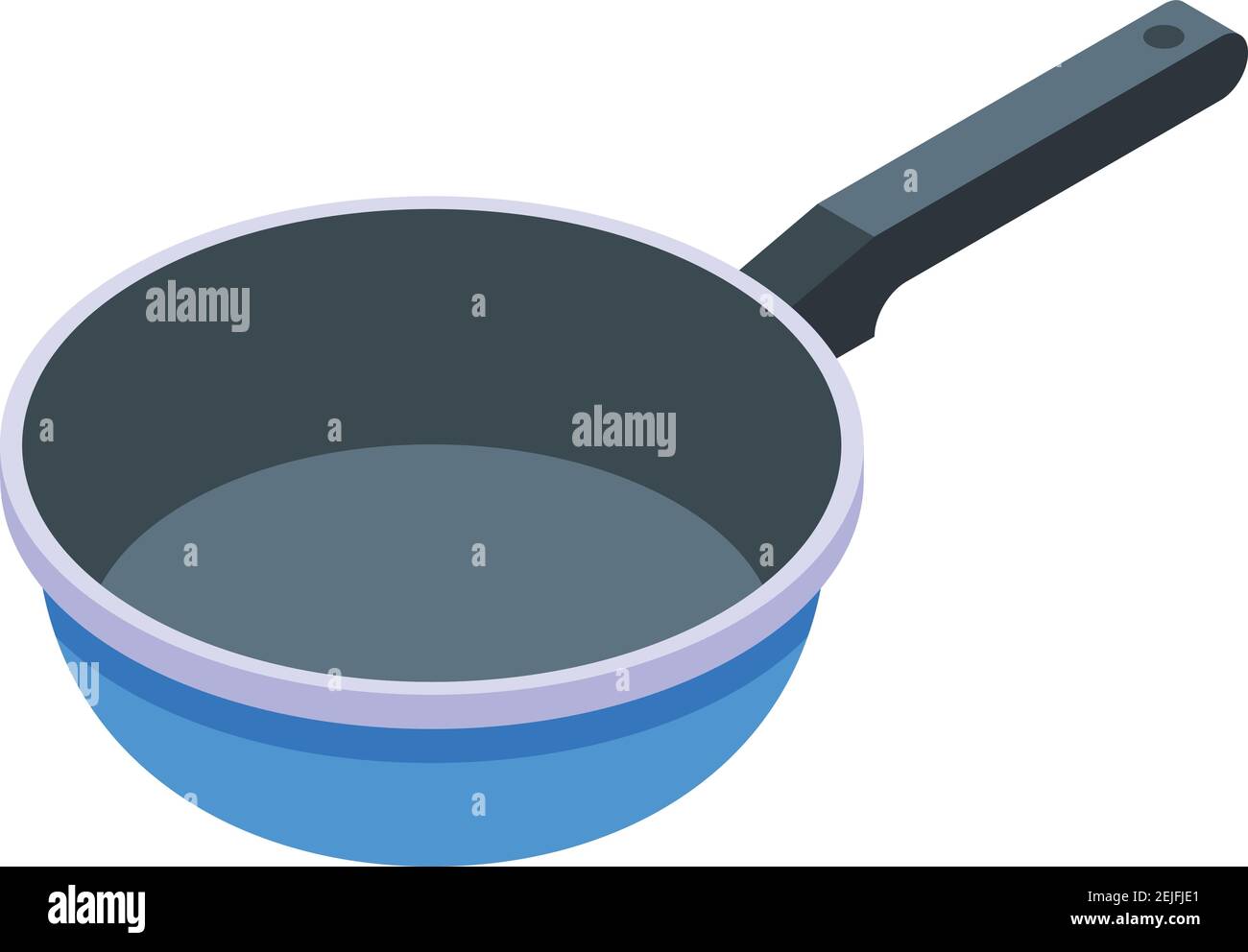 Wok pan icon. Isometric of wok pan vector icon for web design isolated ...