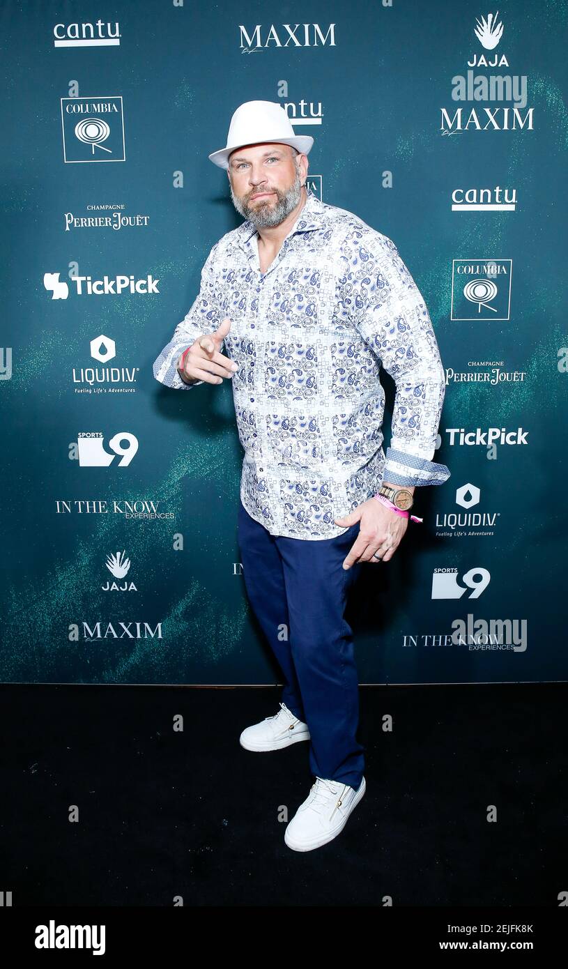 Daniel Draper attends MAXIM's Big Game Party at the Pop Up Venue in Key ...