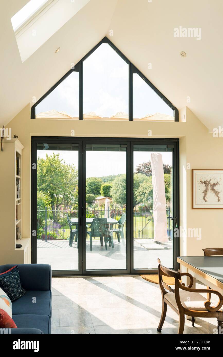 A large modern family home which has been extended and modernised Stock ...