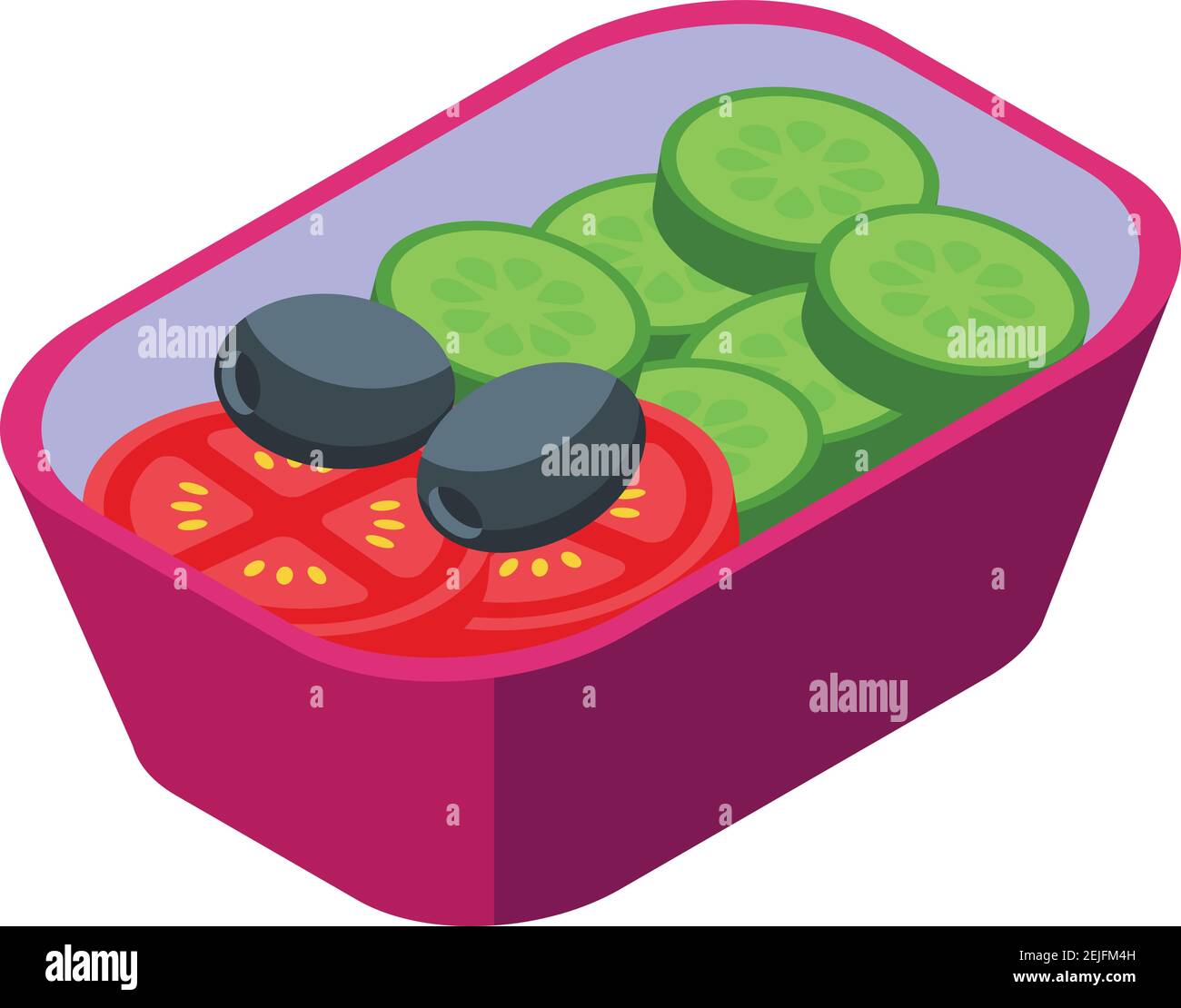 Lunch box plane icon. Isometric of lunch box plane vector icon for web ...
