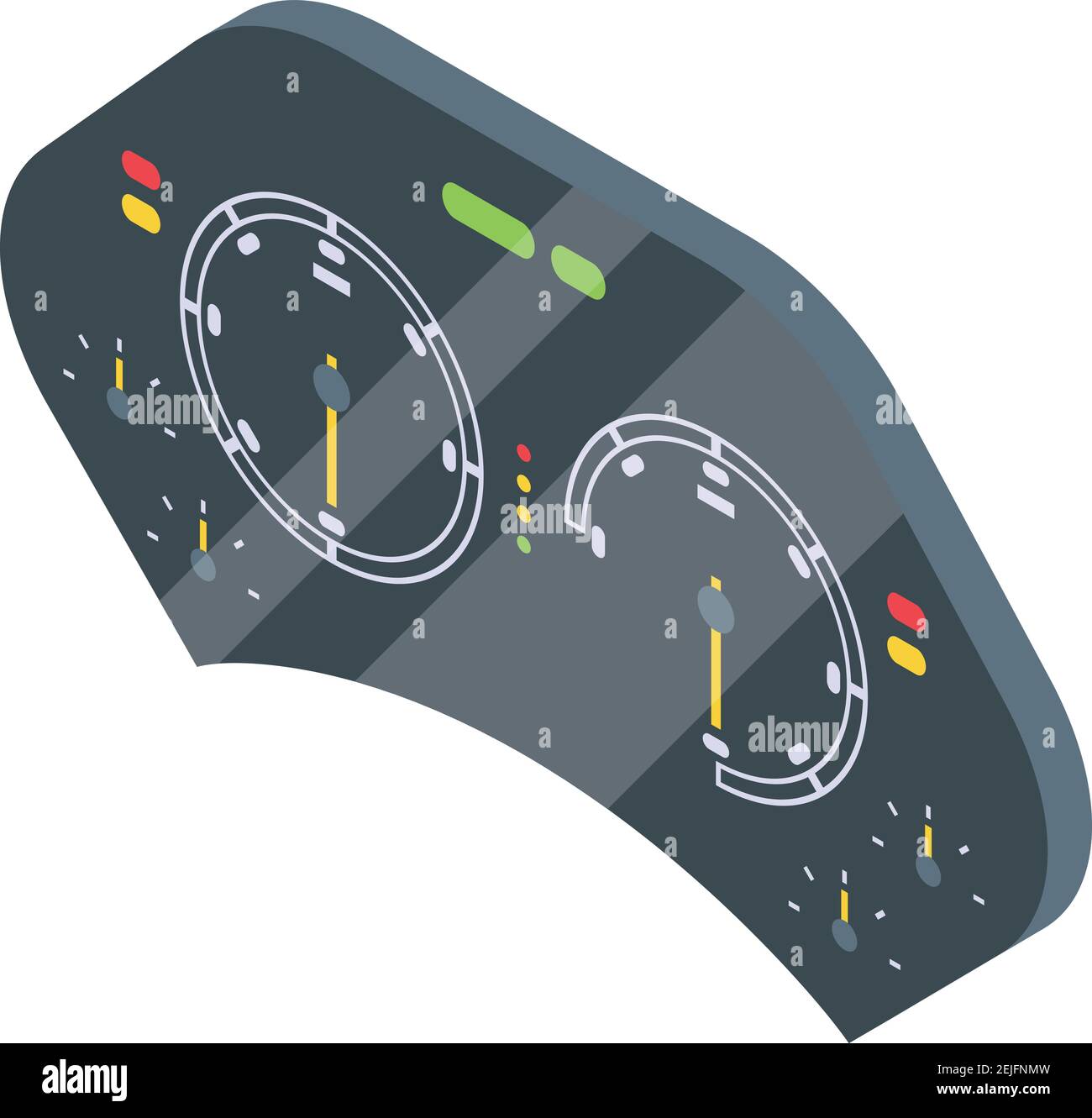 Dashboard screen icon. Isometric of dashboard screen vector icon for ...