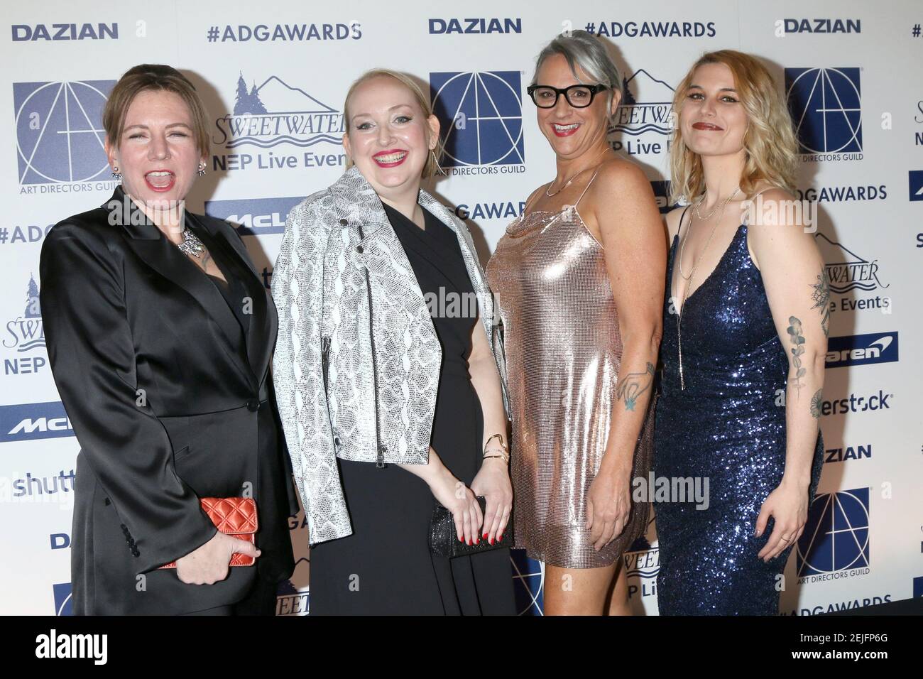 LOS ANGELES - FEB 1: Laura Ballinger-Garner, Ann Baxton, Molly Watson ...