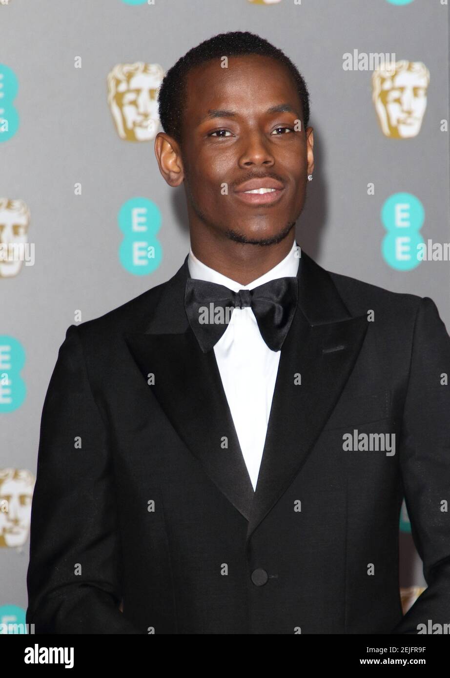 Micheal Ward attends the BAFTA British Academy Film Awards at the Royal ...