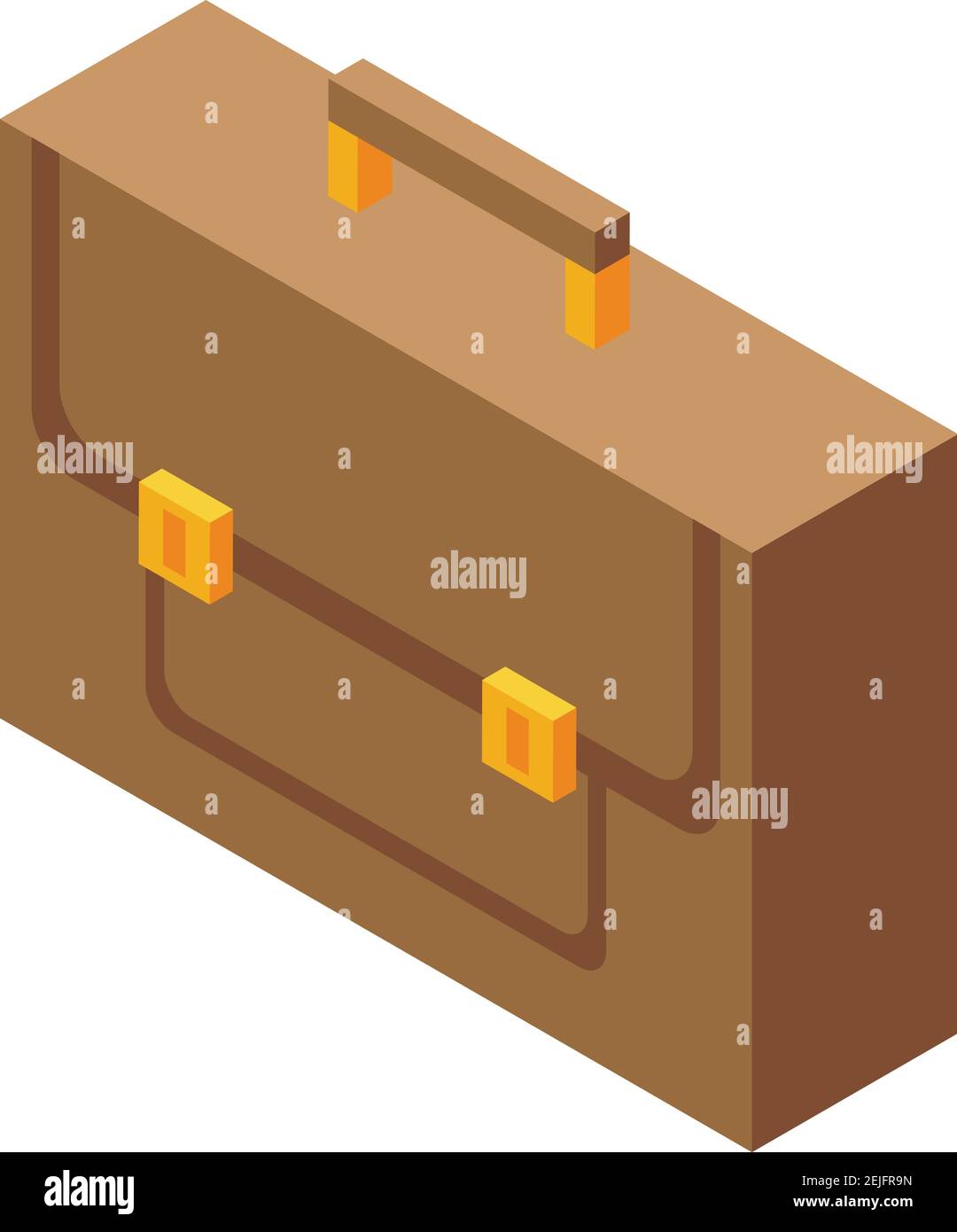 Work suitcase icon. Isometric of work suitcase vector icon for web ...