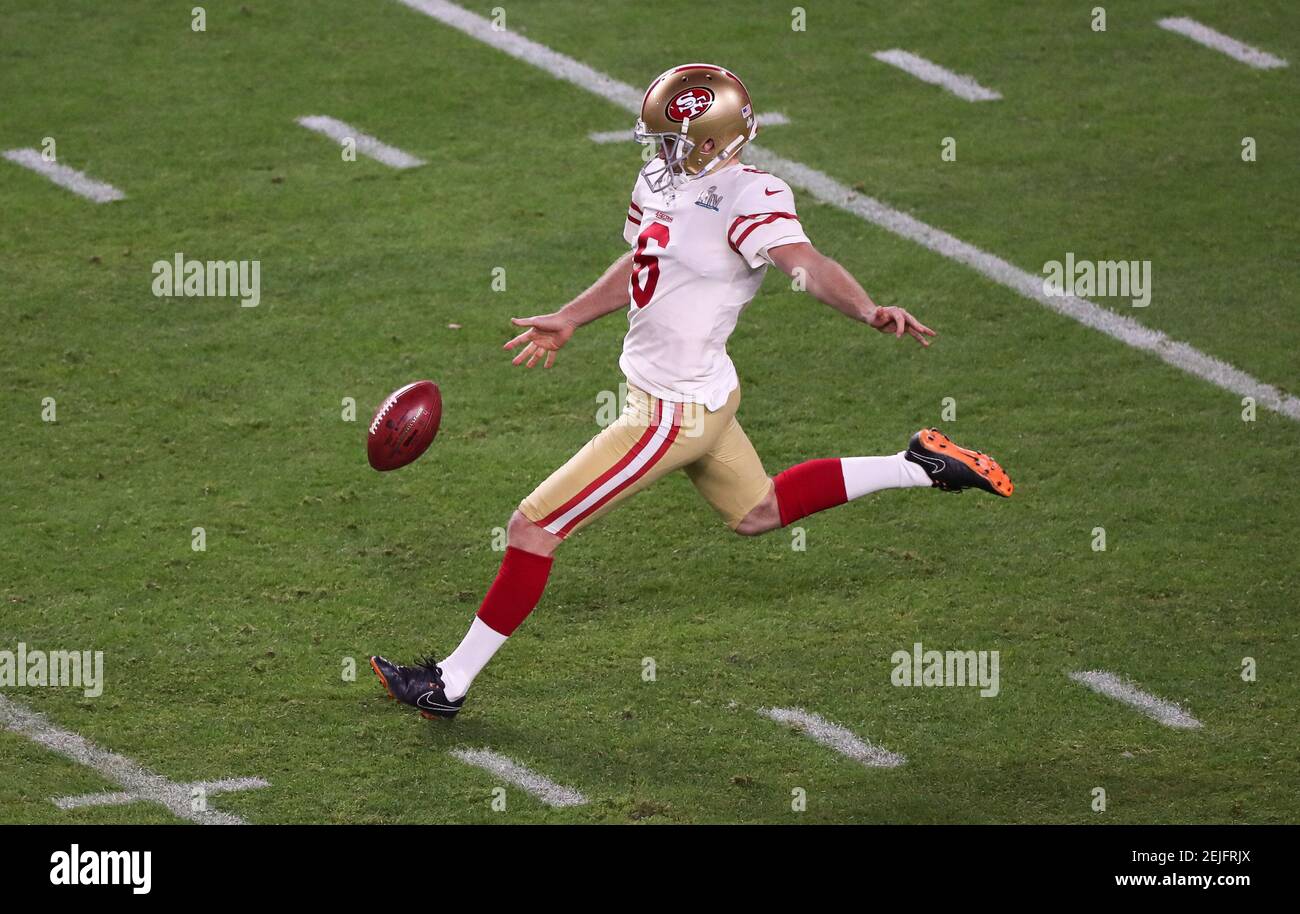 February 02, 2020: San Francisco 49ers punter Mitch Wishnowsky (6) in ...