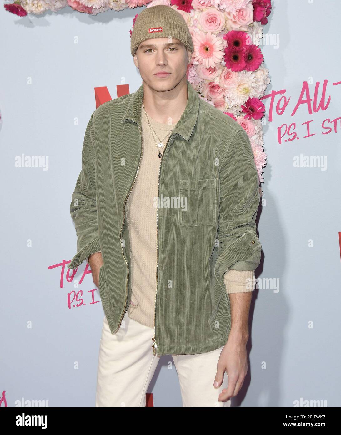 Matthew Noszka arrives at the Netflix's TO ALL THE BOYS P.S. I STILL ...