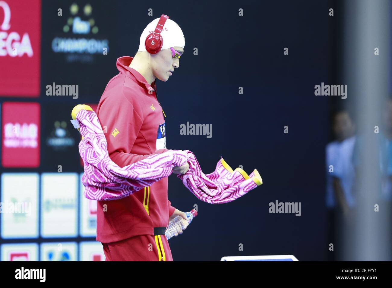 Chinese Olympic and world-record-holding competitive swimmer Sun Yang ...