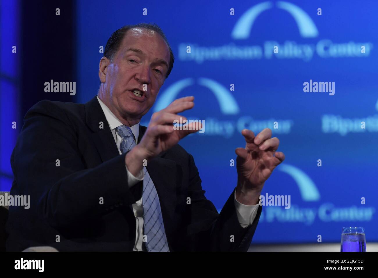 President of the World Bank David Malpass hold a discussion about “the ...