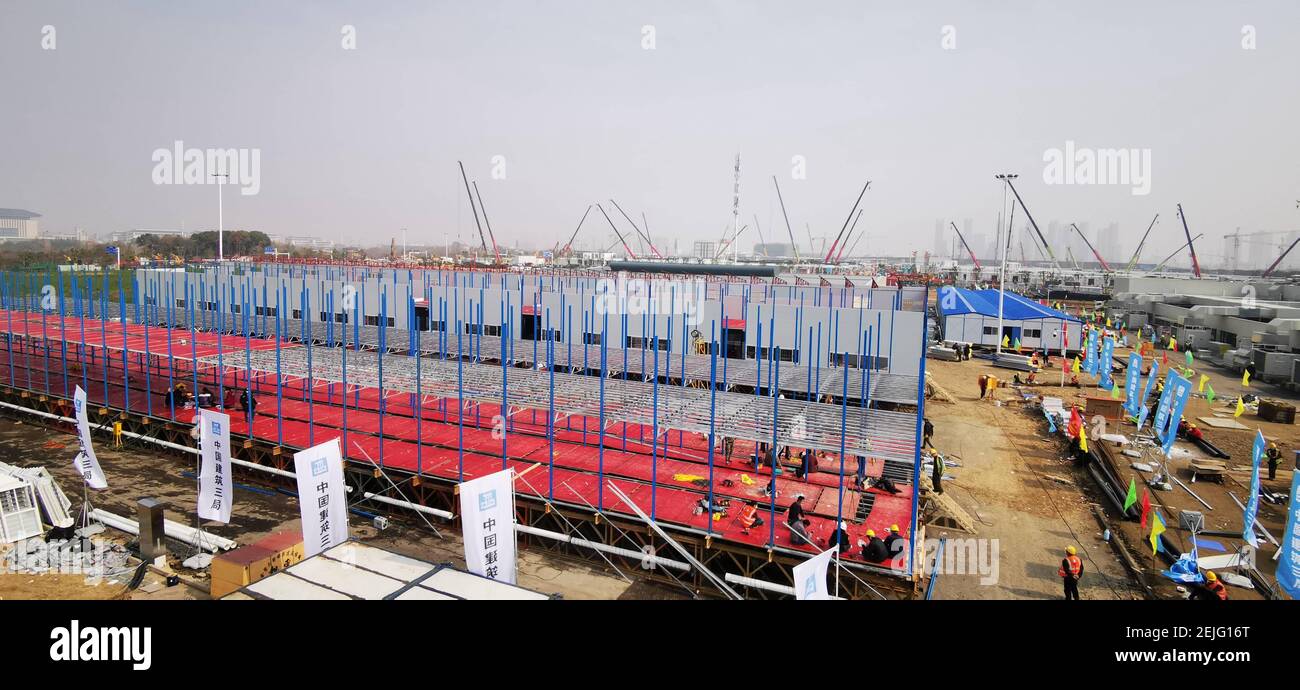 The Lei Shen Shan hospital is almost finished and will come into ...