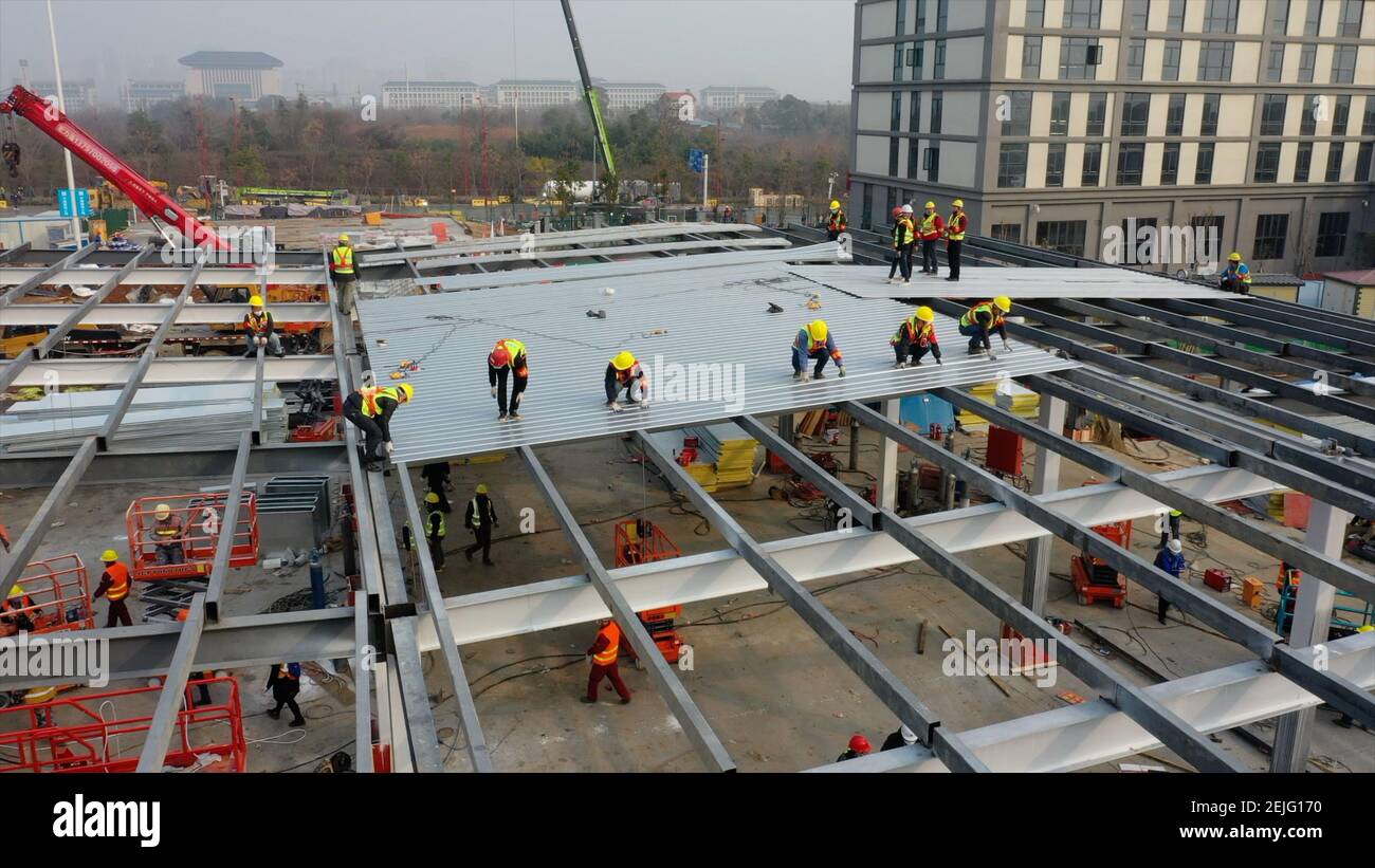 The Lei Shen Shan hospital is almost finished and will come into ...