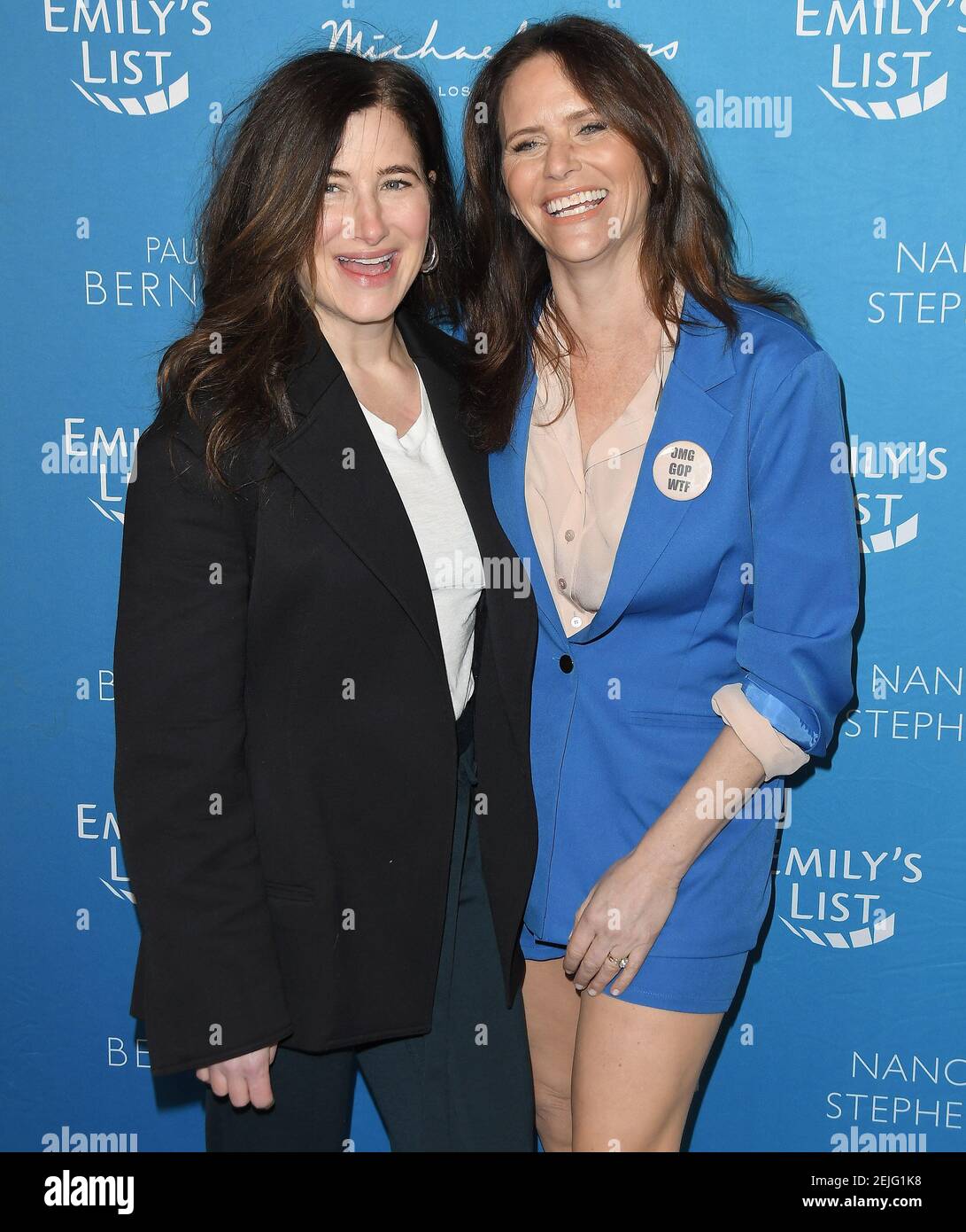 (L-R) Kathryn Hahn and Amy Landecker at EMILY's List 3rd Annual Pre ...