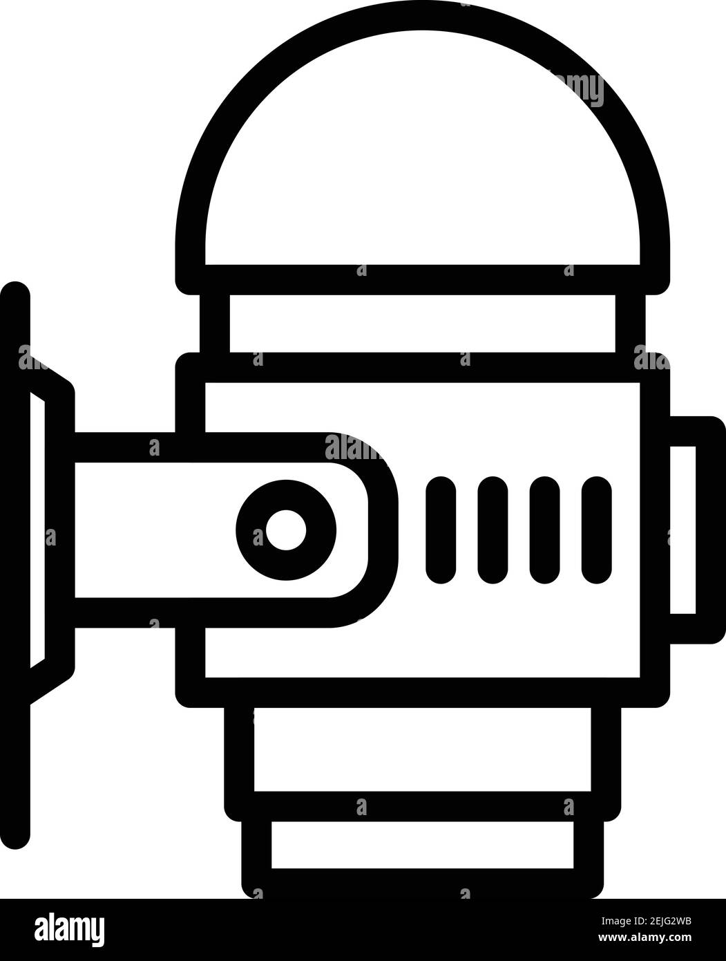 Swimming pool pump icon. Outline swimming pool pump vector icon for web ...