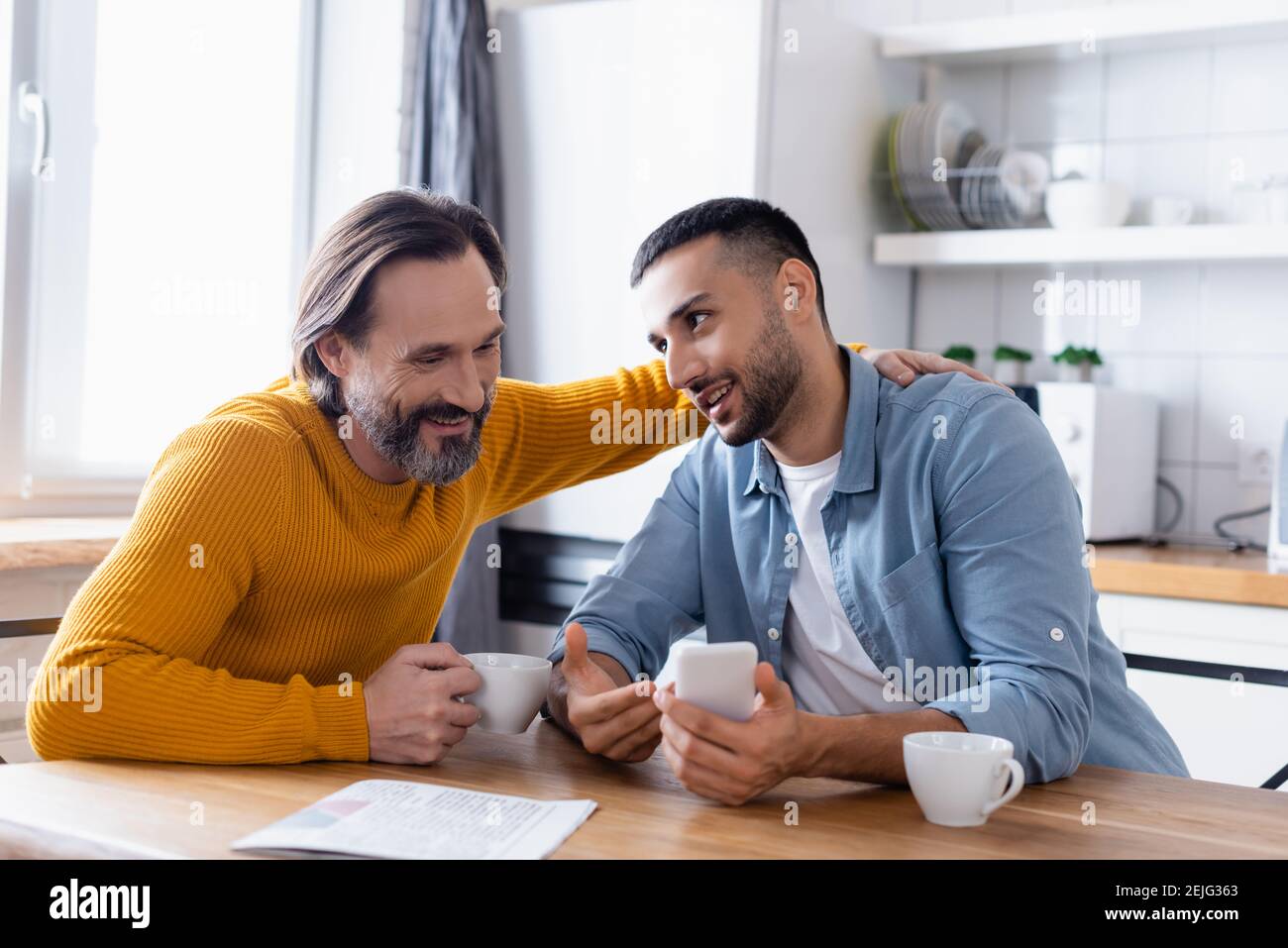 Hispanic Father Hugging Young Son High Resolution Stock Photography and ...