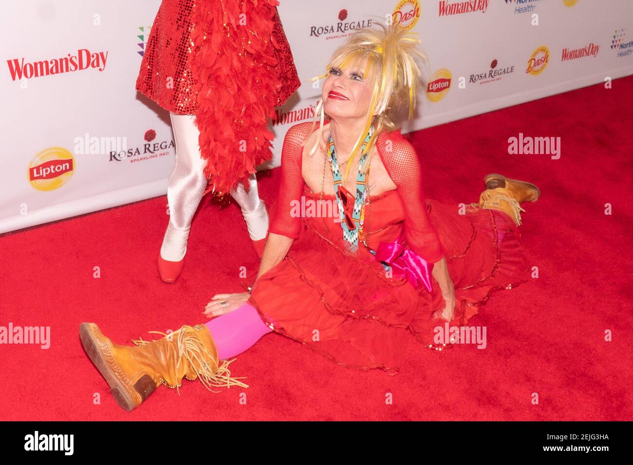 Betty Boop and Betsey Johnson attends the Women's Day Magazine Red ...