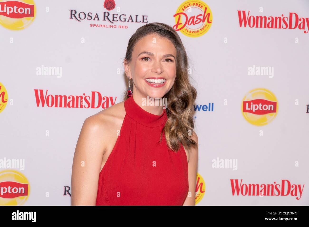 Sutton Foster attends the Women's Day Magazine Red Dress Awards at The ...