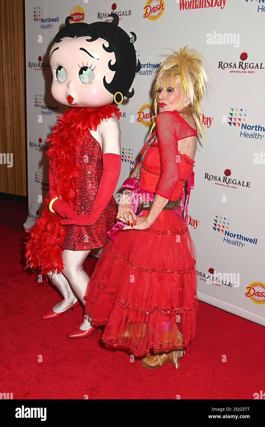 Betty Boop and Betsy Johnson attend Woman's Day Red Dress Awards on ...