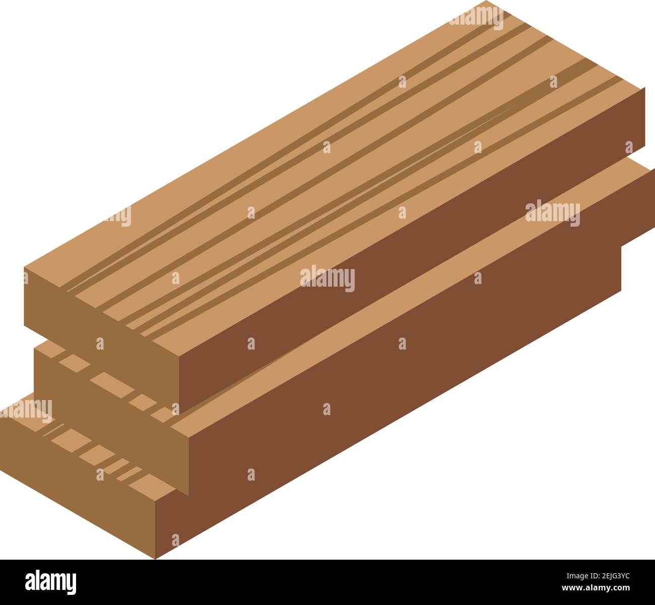 Wood planks icon. Isometric of wood planks vector icon for web design ...