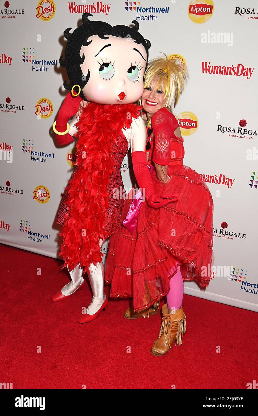 Betty Boop and Betsy Johnson attend Woman's Day Red Dress Awards on ...