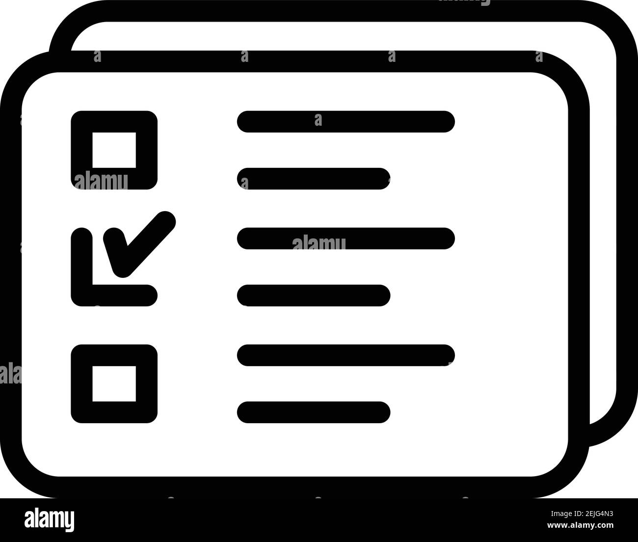 Redesign list icon. Outline redesign list vector icon for web design ...