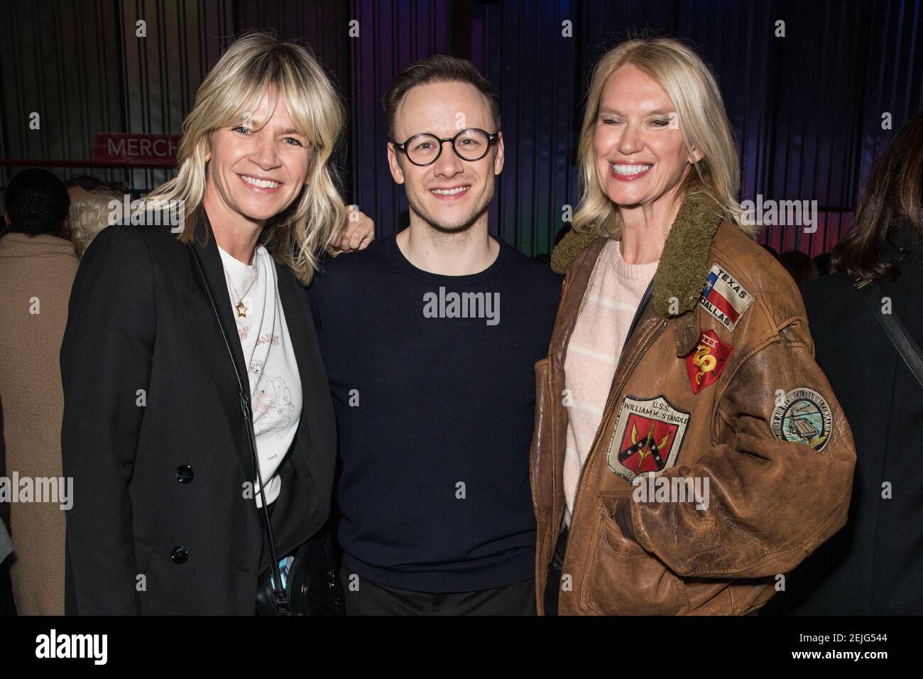 Zoe Ball, Kevin Clifton and Anneka Rice attend The Wedding Singer press ...