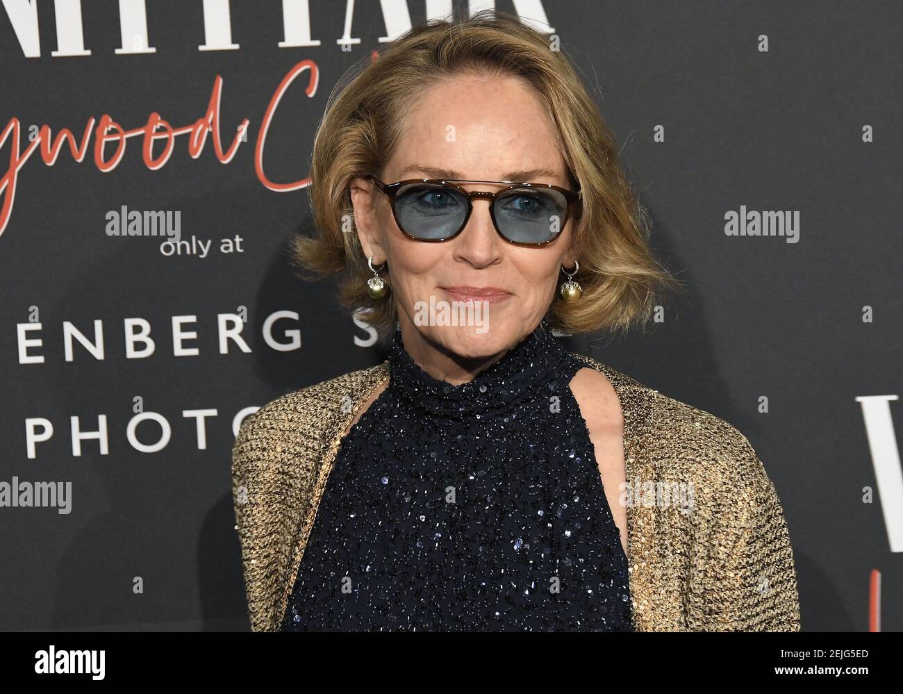 Sharon Stone arrives at the Vanity Fair HOLLYWOOD CALLING Exhibition ...