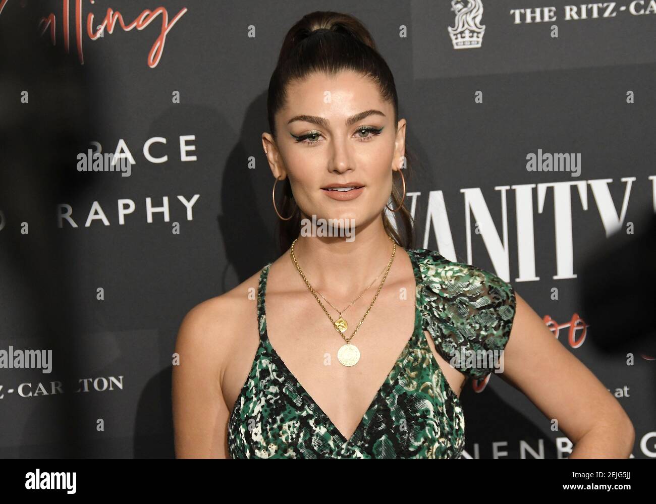 Rachel Matthews arrives at the Vanity Fair HOLLYWOOD CALLING Exhibition ...