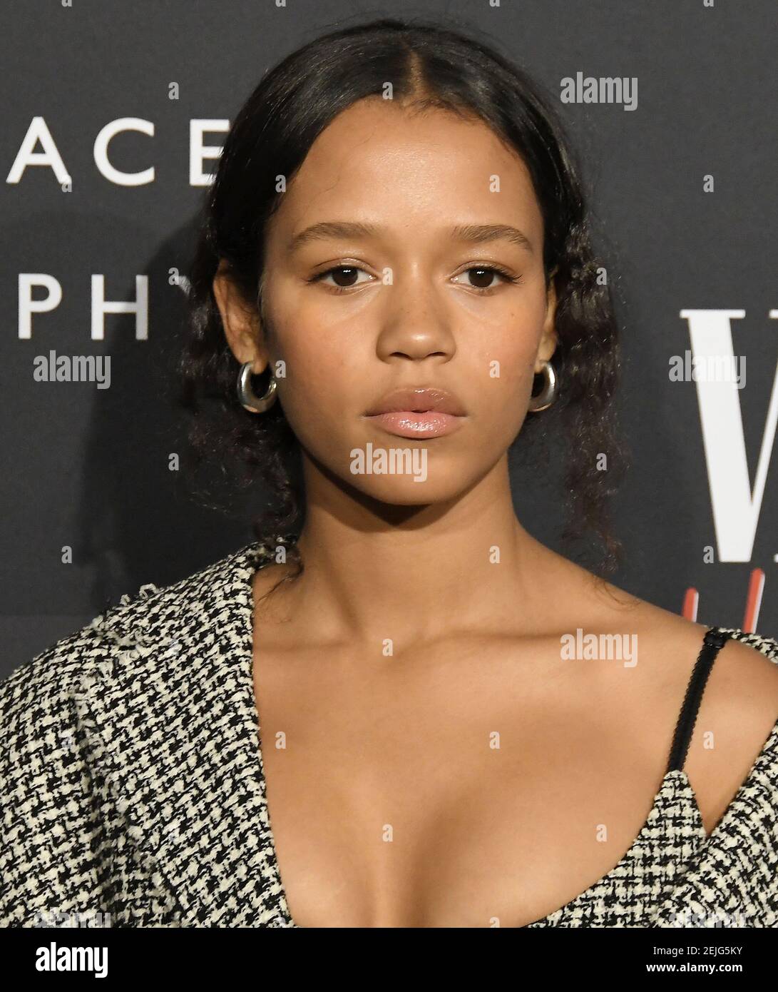 Taylor Russell arrives at the Vanity Fair HOLLYWOOD CALLING Exhibition ...