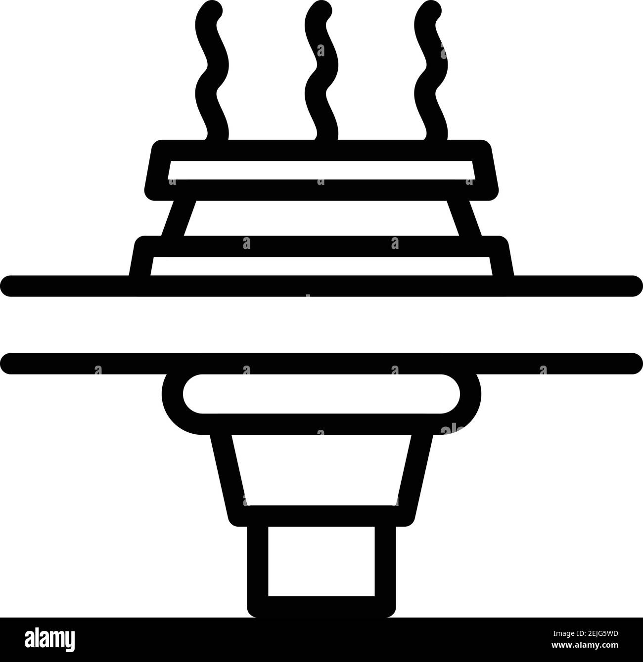 Pool hygiene pump icon. Outline pool hygiene pump vector icon for web ...