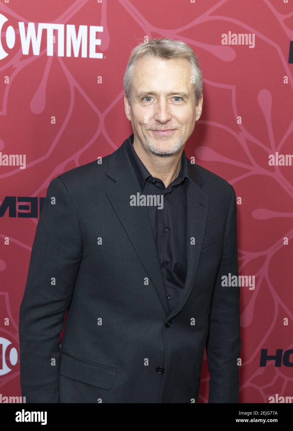 Linus Roache attends the Homeland Season 8 premiere at Museum of Modern ...