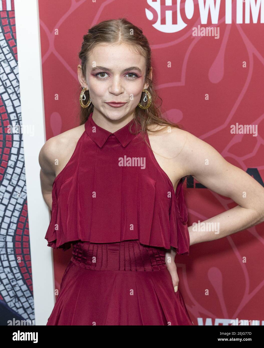 Morgan Saylor attends the Homeland Season 8 premiere at Museum of ...
