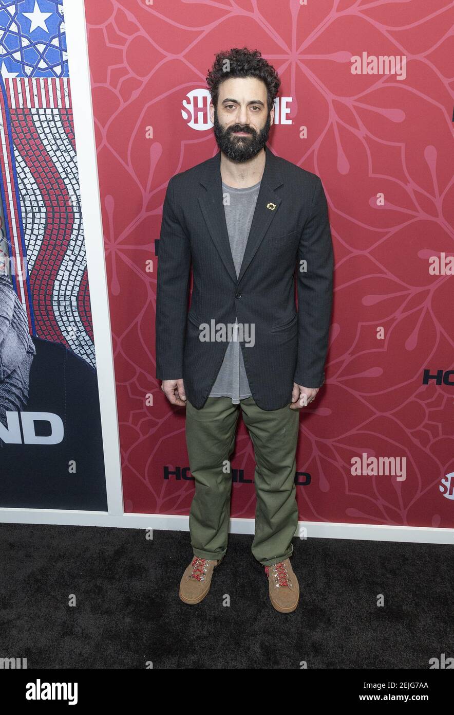 Morgan Spector attend the Homeland Season 8 premiere at Museum of ...
