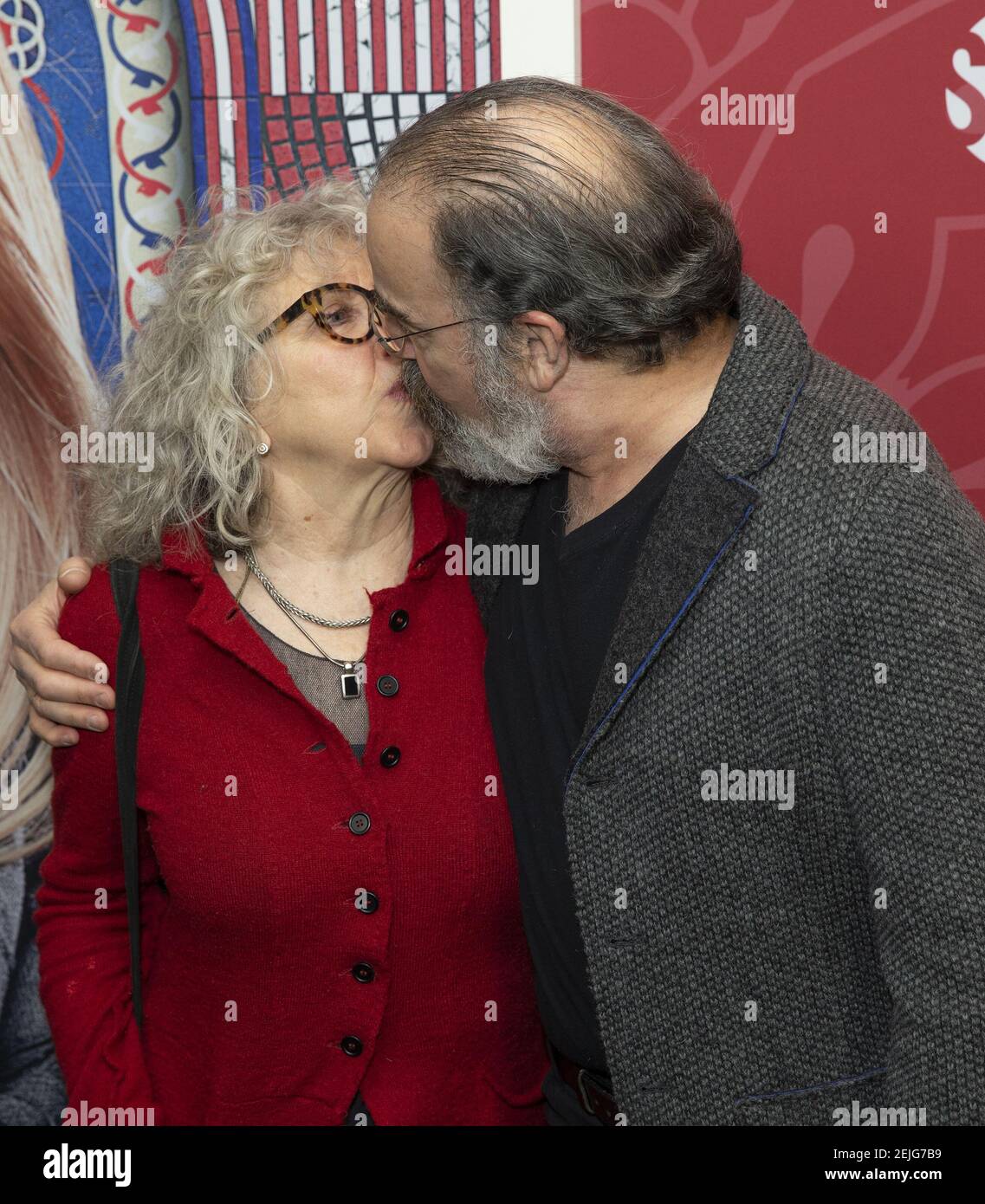 Kathryn Grody and Mandy Patinkin attend the Homeland Season 8 premiere ...