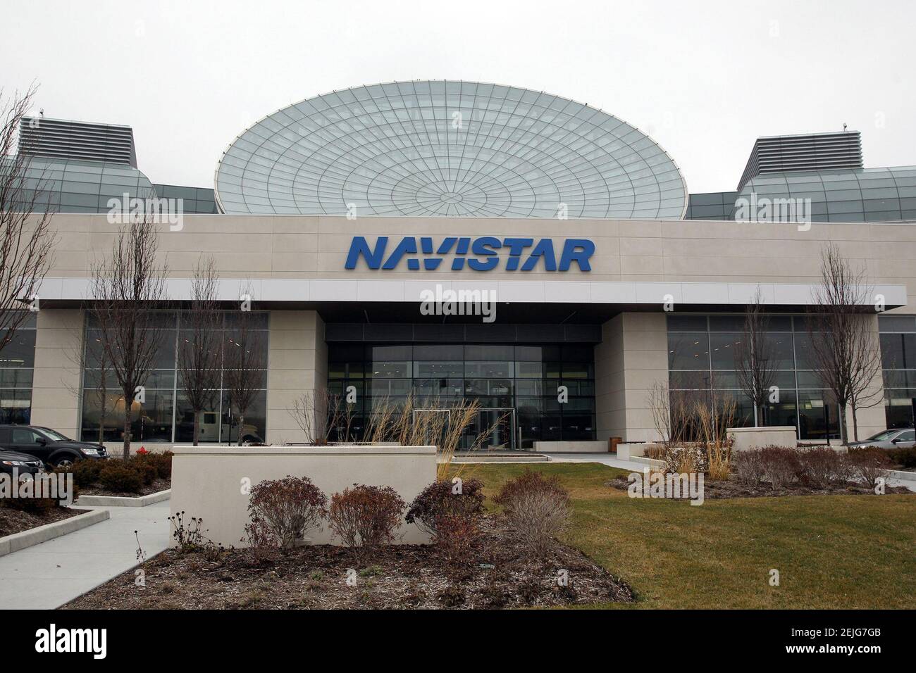 Navistar headquarters is seen in Lisle. The company, formerly known as ...