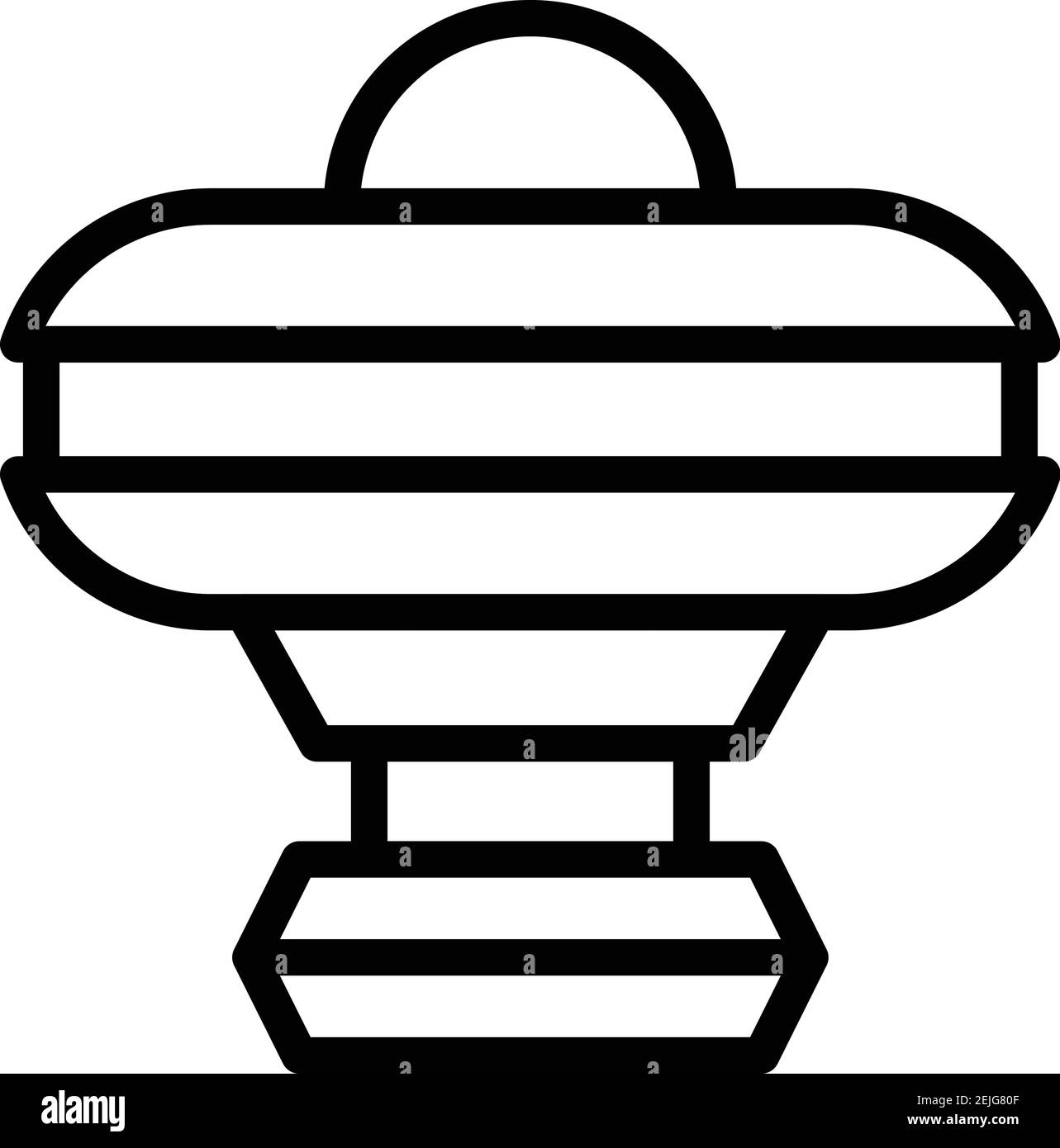 Clean filter pool icon. Outline clean filter pool vector icon for web ...