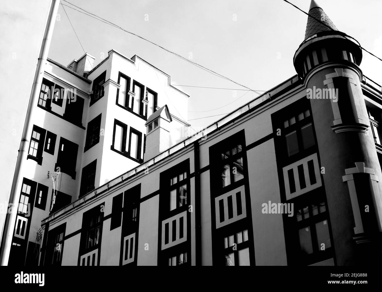 Building architecture in eastern Europe, Riga, Latvia Stock Photo - Alamy