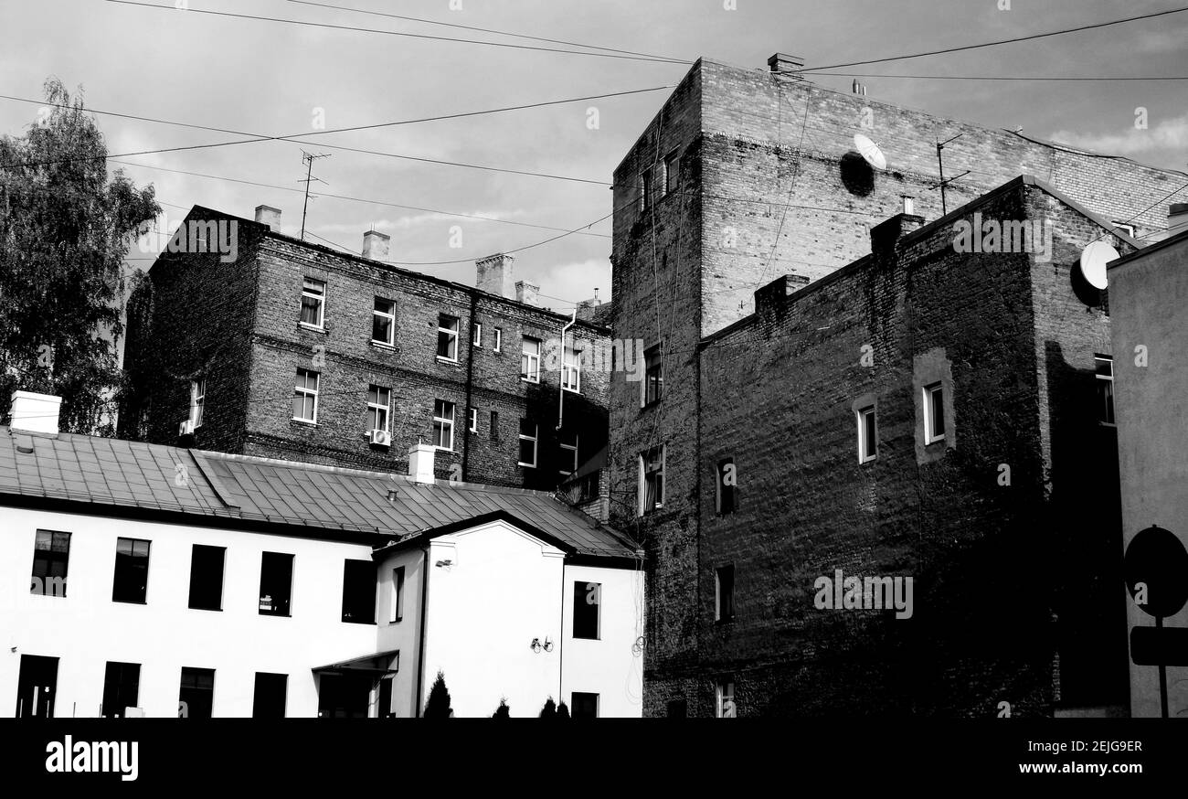 Building architecture in eastern Europe, Riga, Latvia Stock Photo - Alamy