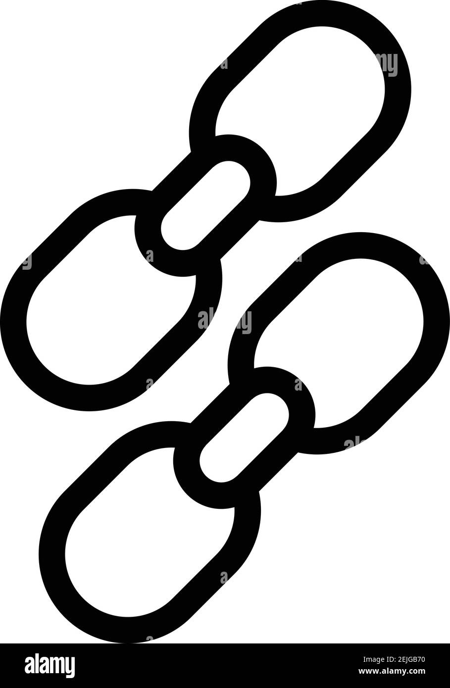 Add link icon. Outline add link vector icon for web design isolated on ...