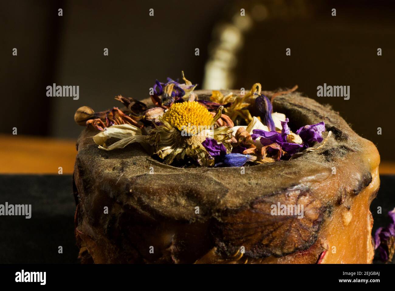 Dry flowers, plants and fruit macro and still life, colorful nature ...