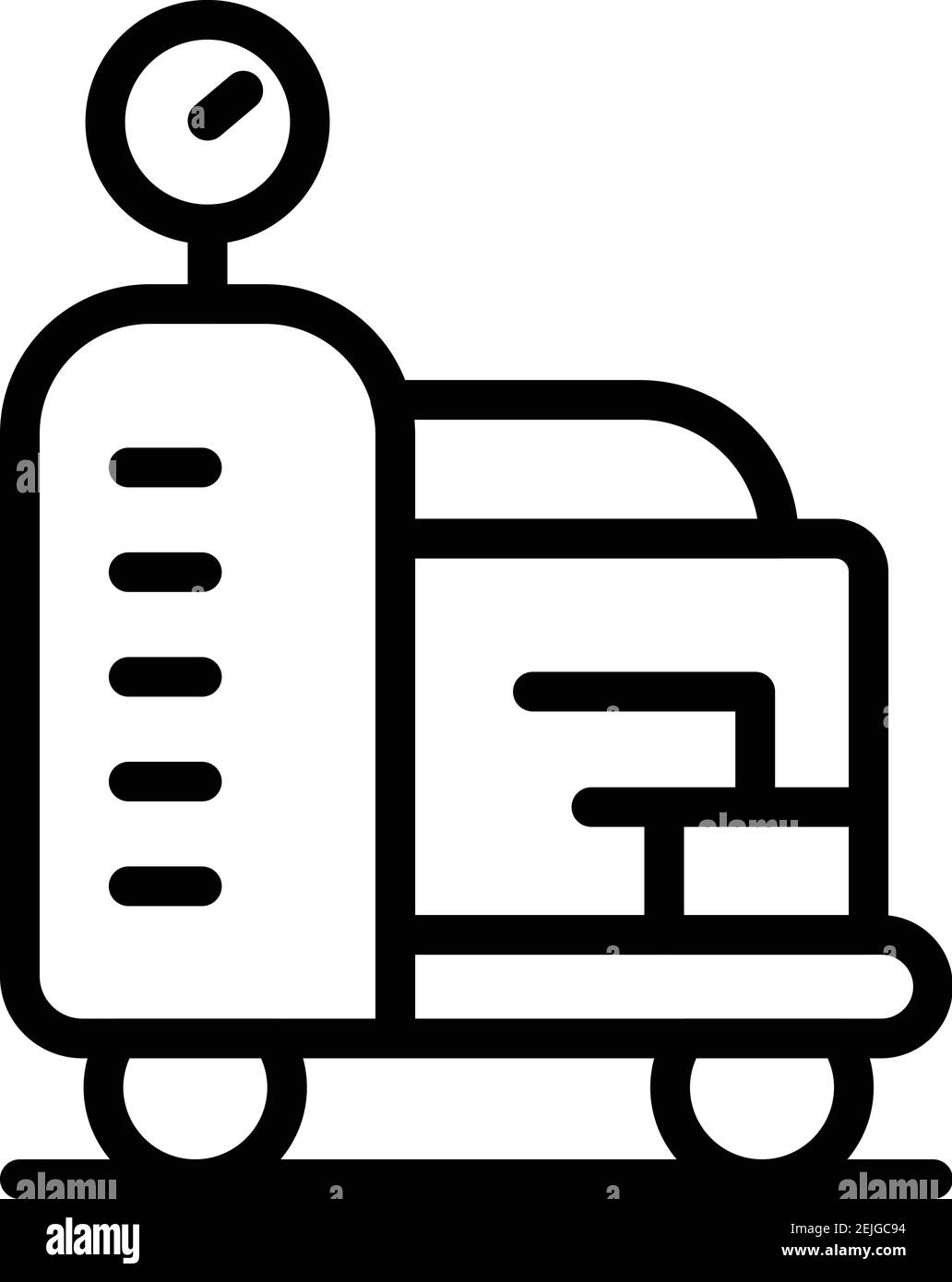 Filter pool pump icon. Outline filter pool pump vector icon for web ...