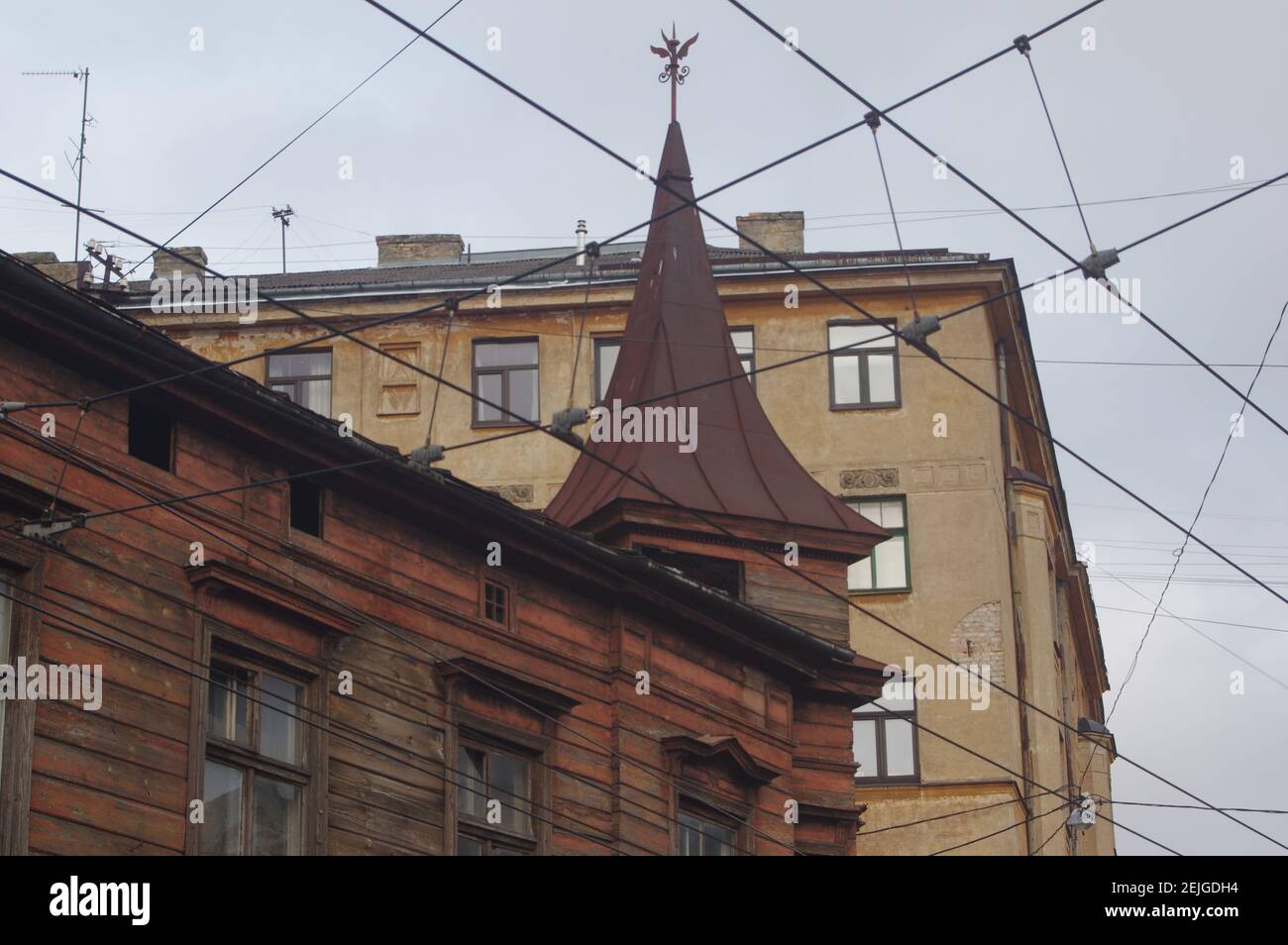 Building architecture in eastern Europe, Riga, Latvia Stock Photo - Alamy