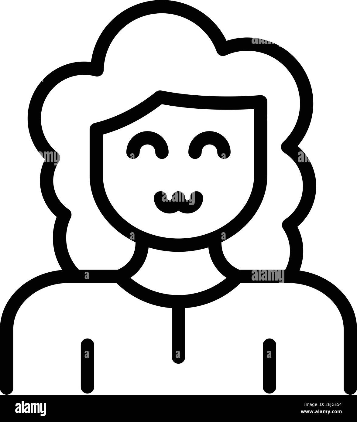 Mother icon. Outline mother vector icon for web design isolated on ...