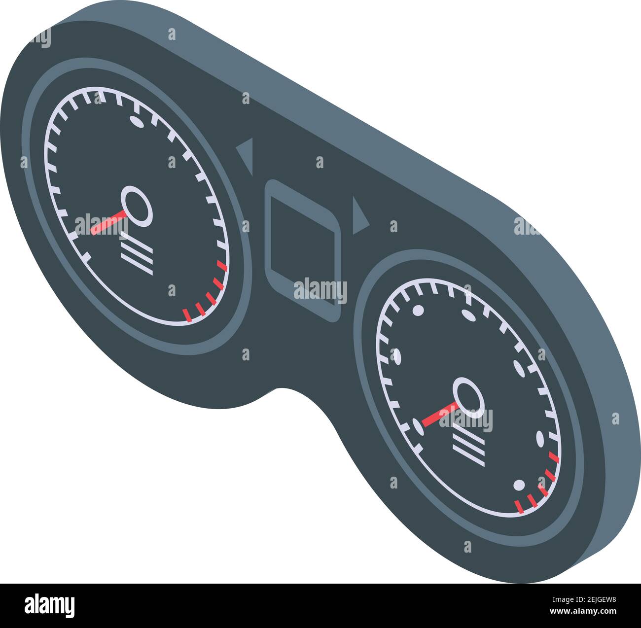 Speed dashboard icon. Isometric of speed dashboard vector icon for web ...