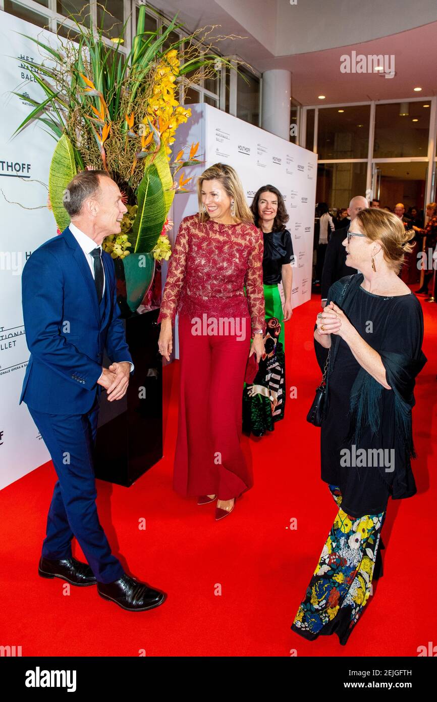 Queen Maxima at the world premiere of Frida by the Dutch National ...
