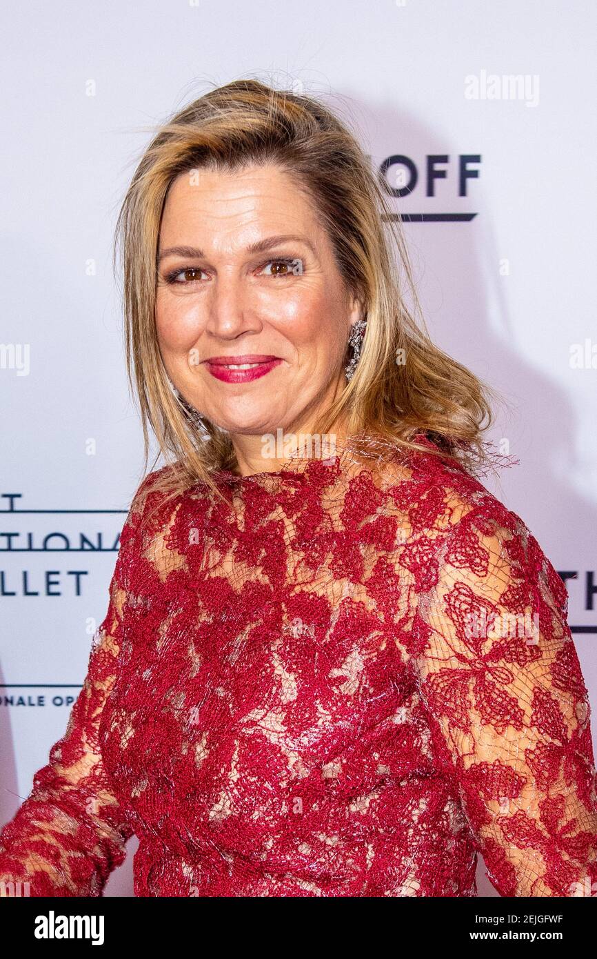 Queen Maxima at the world premiere of Frida by the Dutch National ...