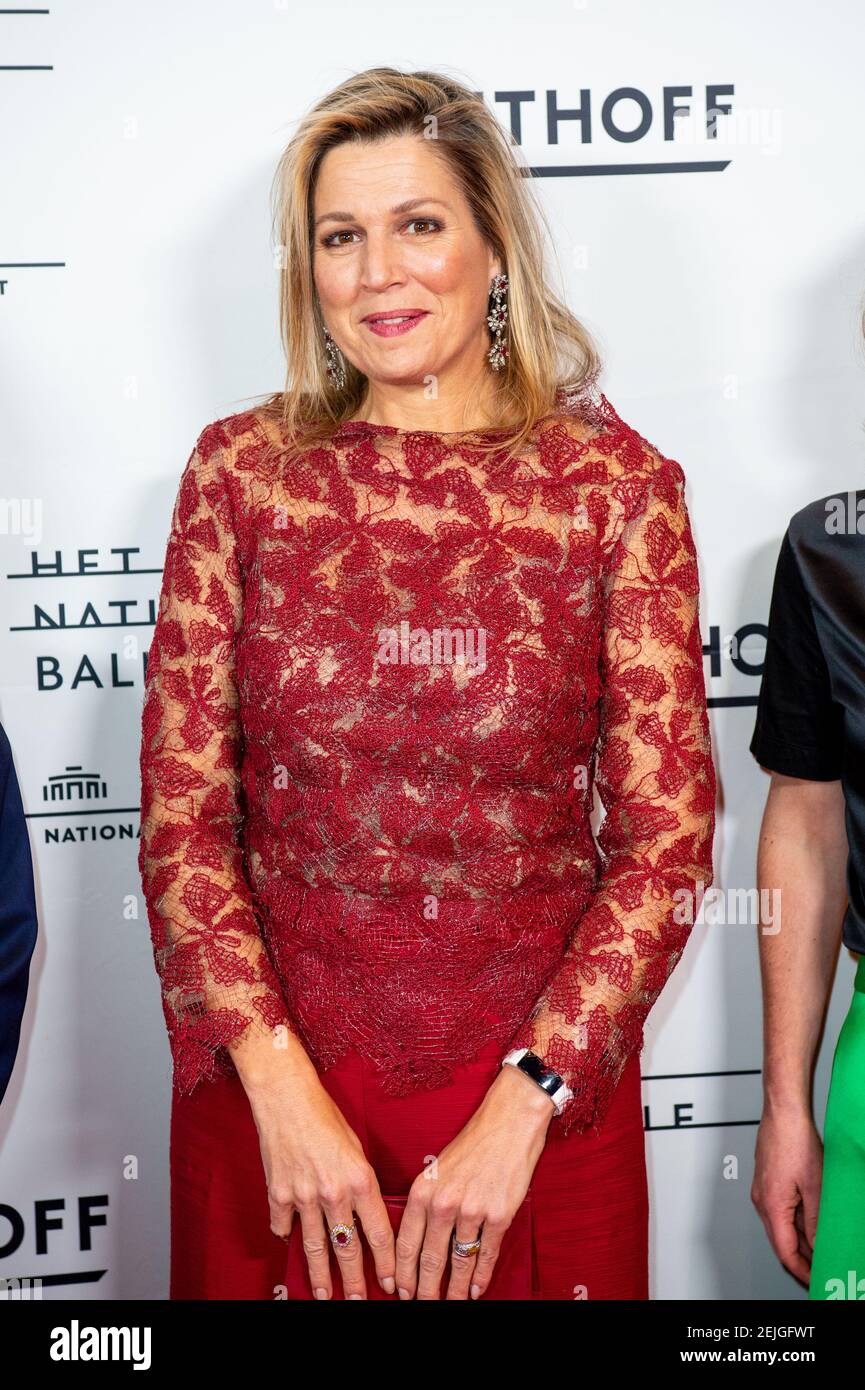 Queen Maxima at the world premiere of Frida by the Dutch National ...