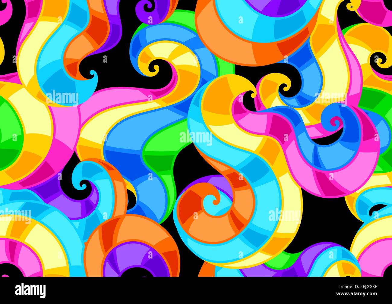 Aqua color swirls Stock Vector Images - Alamy