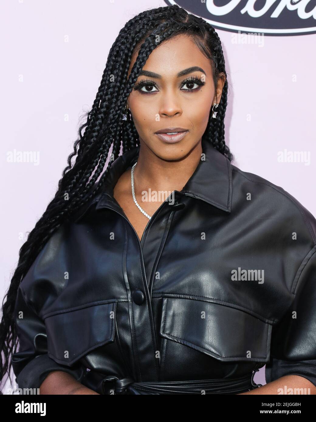 BEVERLY HILLS, LOS ANGELES, CALIFORNIA, USA - FEBRUARY 06: Nafessa ...