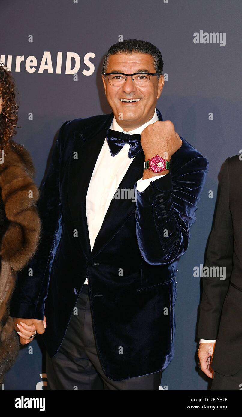 Jacob Arabov attends the Fashion Week amfAR Gala New York on February 5 ...