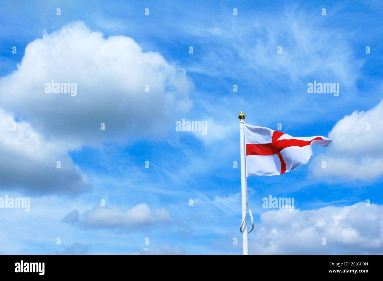 National flag of england and the english the st george's cross a red ...
